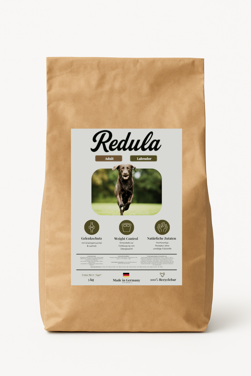 14kg Redula Adult Labrador - Das Premium Labrador Futter